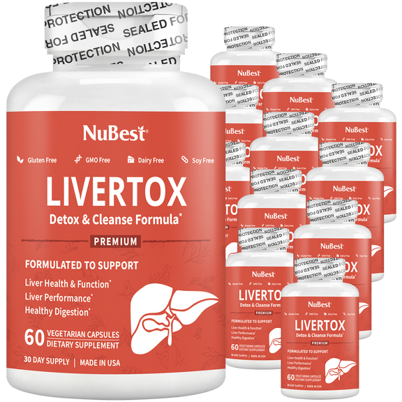 LiverTox, Advanced Formula for Liver Detox, Cleanse & Digestion, 60 Ve