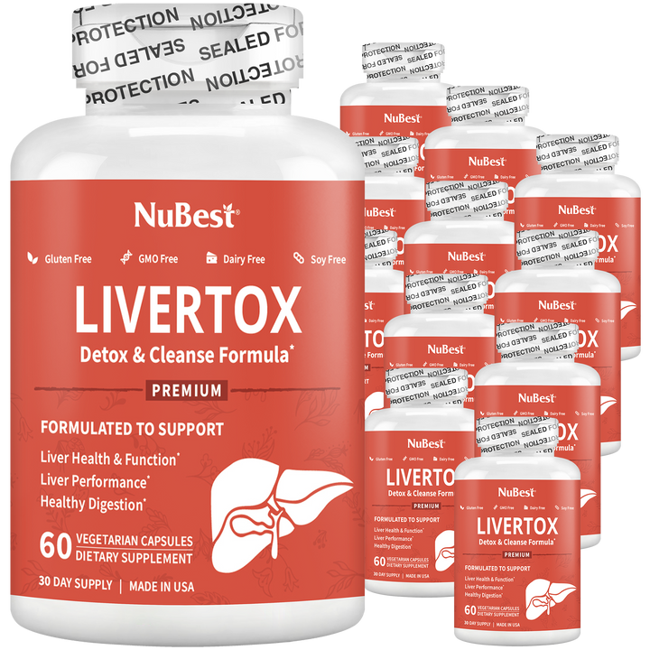LiverTox, Advanced Formula for Liver Detox, Cleanse & Digestion, 60 Ve