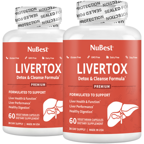 LiverTox, Advanced Formula for Liver Detox, Cleanse & Digestion, 60 Ve