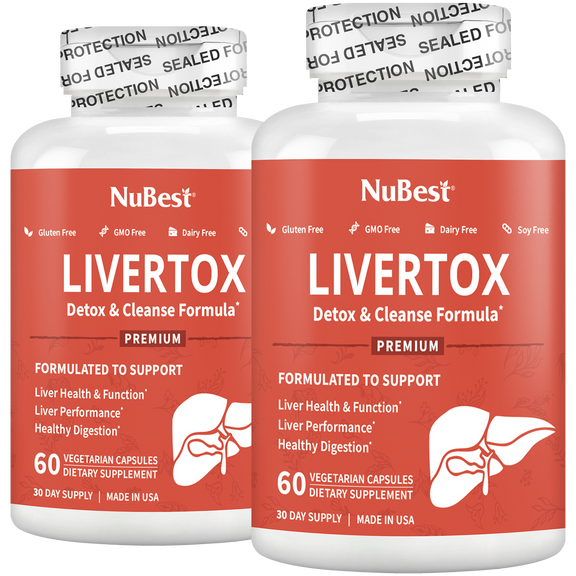 LiverTox, Advanced Formula for Liver Detox, Cleanse & Digestion, 60 Ve