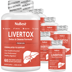 LiverTox, Advanced Formula for Liver Detox, Cleanse & Digestion, 60 Ve