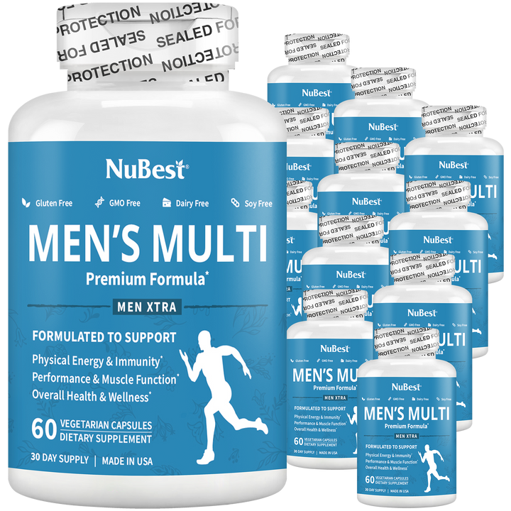 Men's Multi, Men Xtra, Energy, Immunity & Health Boost, 60 Vegan Capsu ...