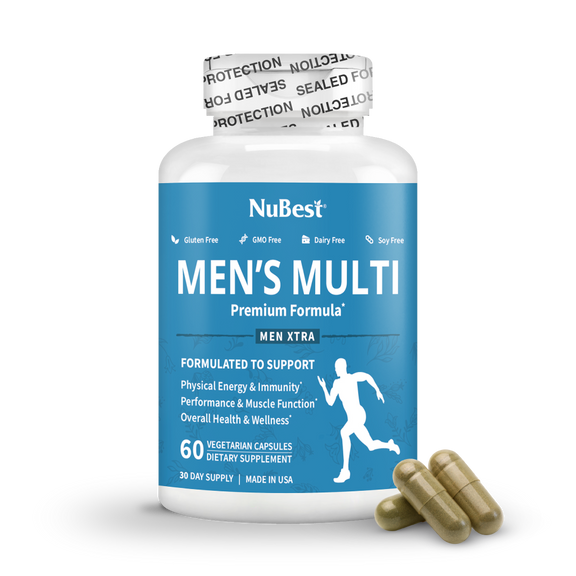 Men's Multi, Men Xtra, Energy, Immunity & Health Boost, 60 Vegan Capsu