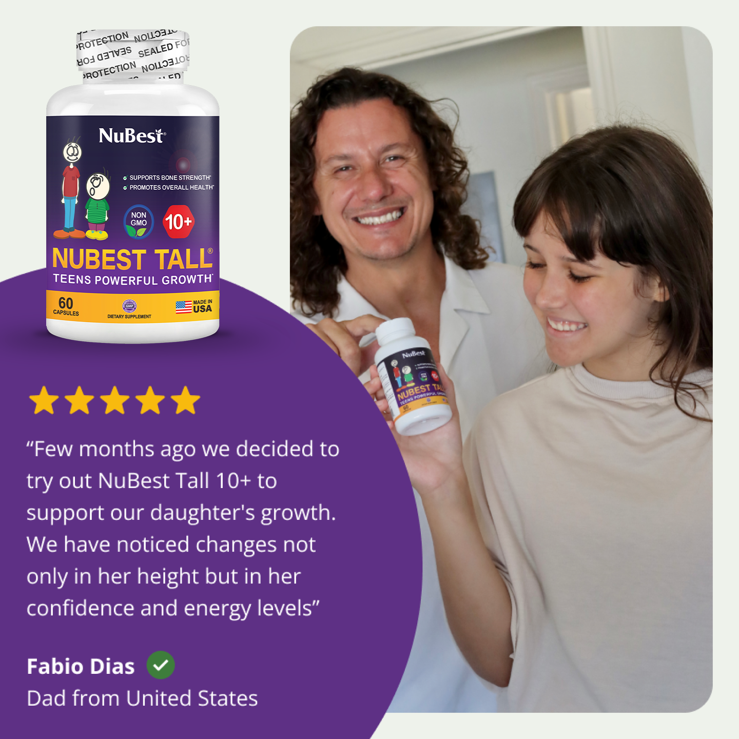 NuBest Tall 10+, Powerful Growth for Kids & Teens (10+), Milk Drinkers