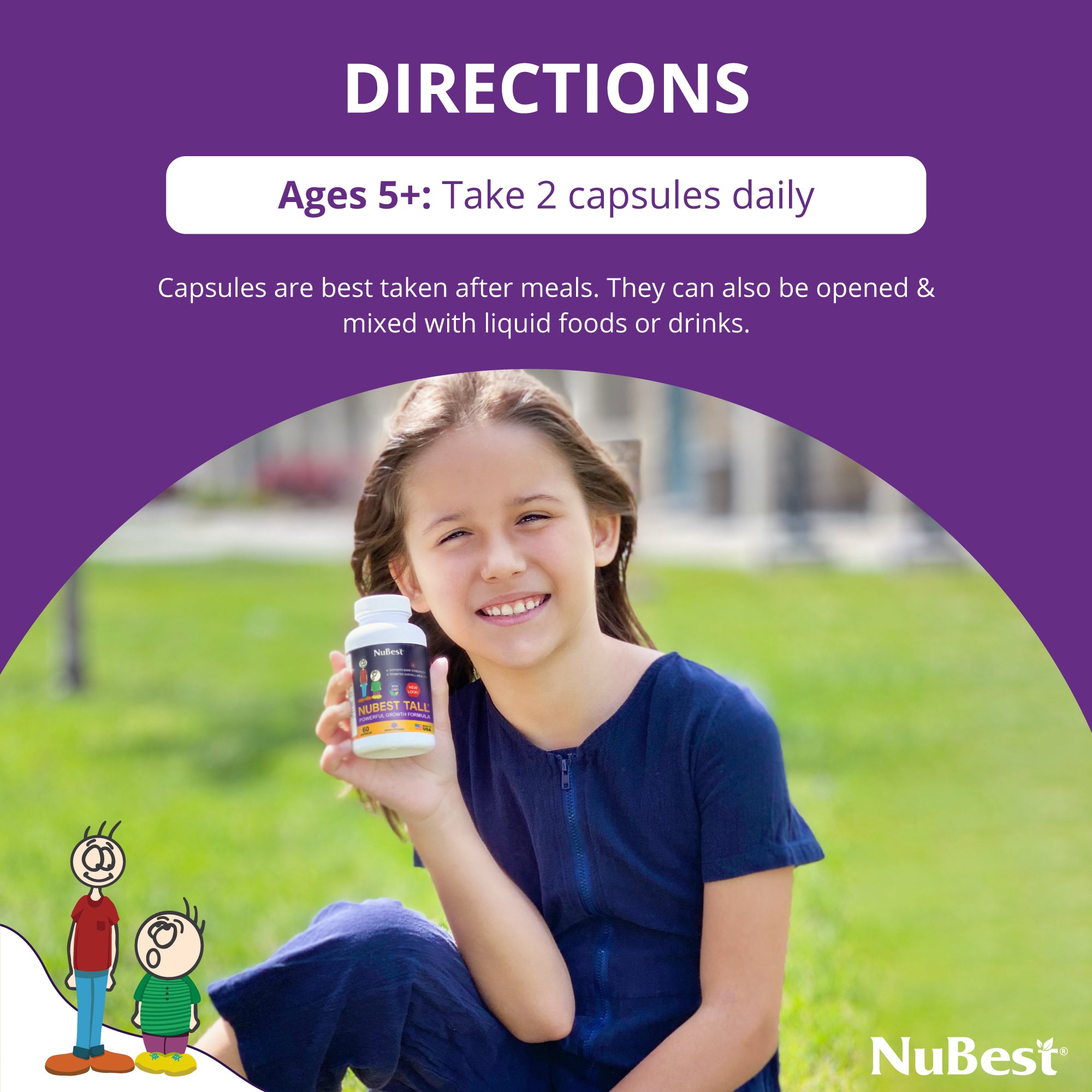 NuBest Tall, For Children (5+) & Teens Who Don't Drink Milk Daily, 60 ...