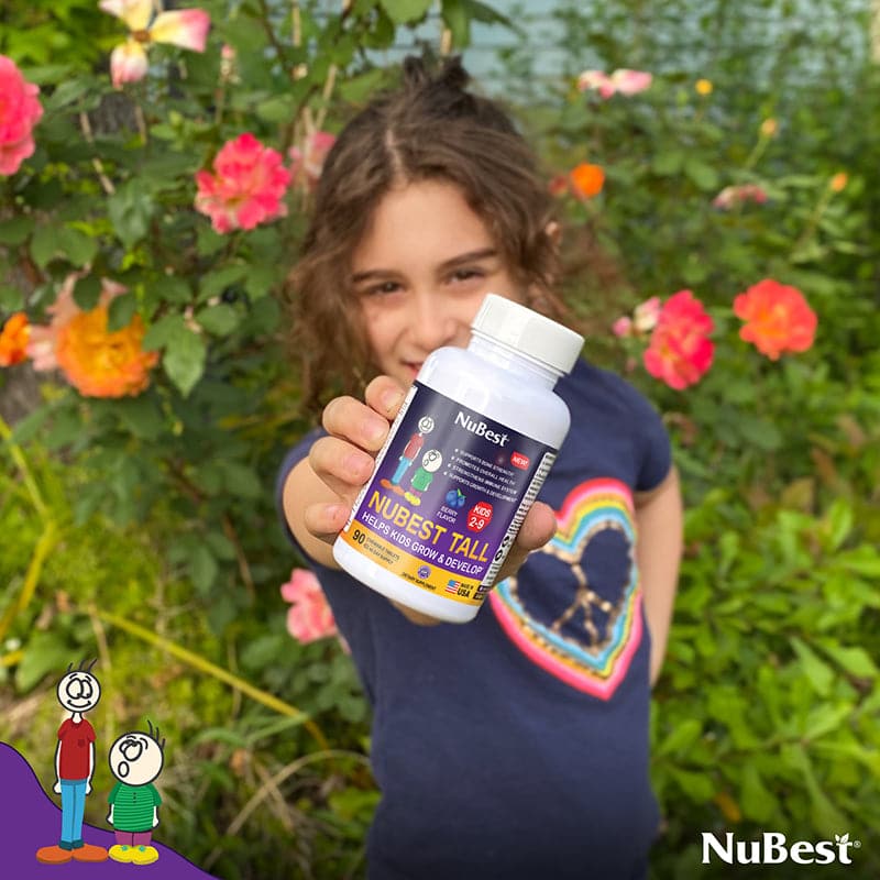 NuBest Tall Kids, Multivitamins For Kids Ages 2-9, Berry Flavor, 90 ...